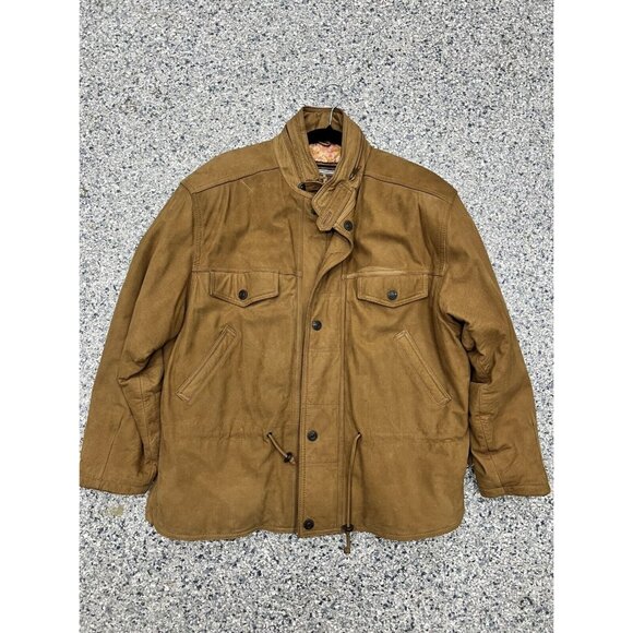 Global Identity | Jackets & Coats | Vintage Global Identity Brown Suede ...